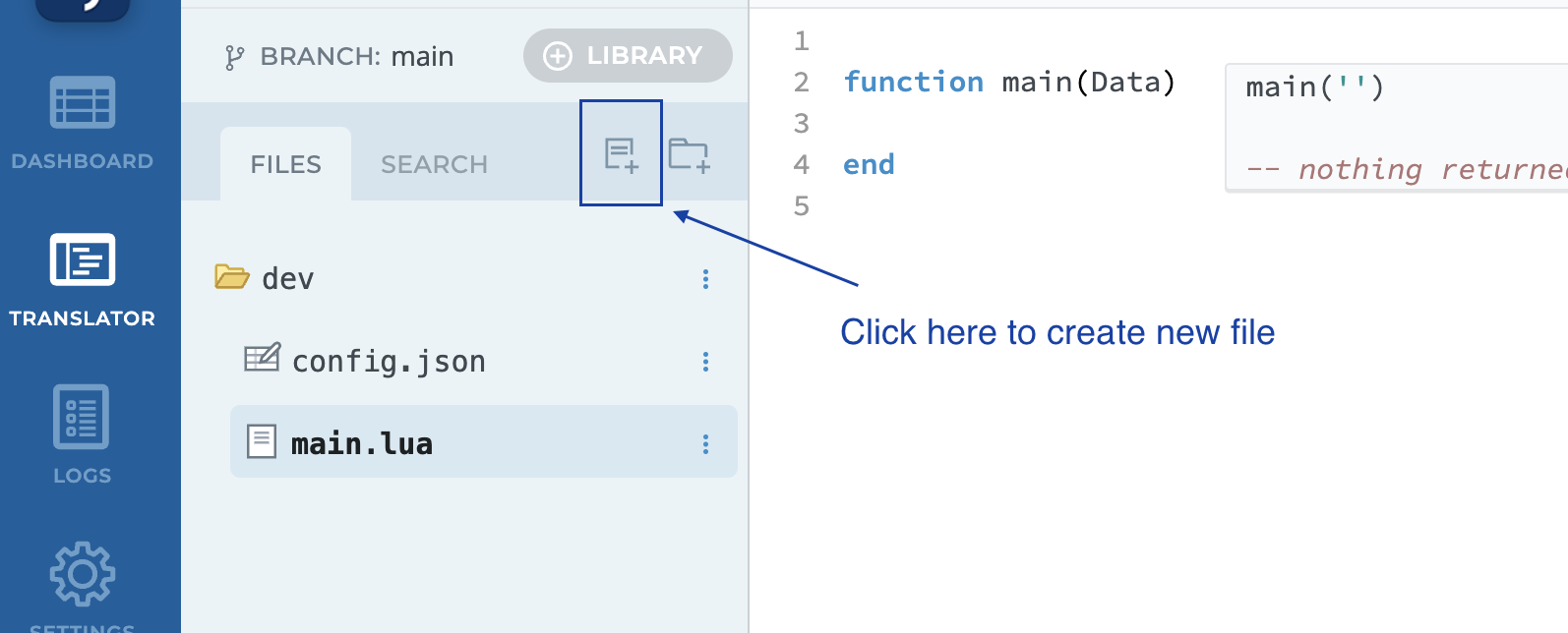 Creating a VMD | Iguana X Documentation