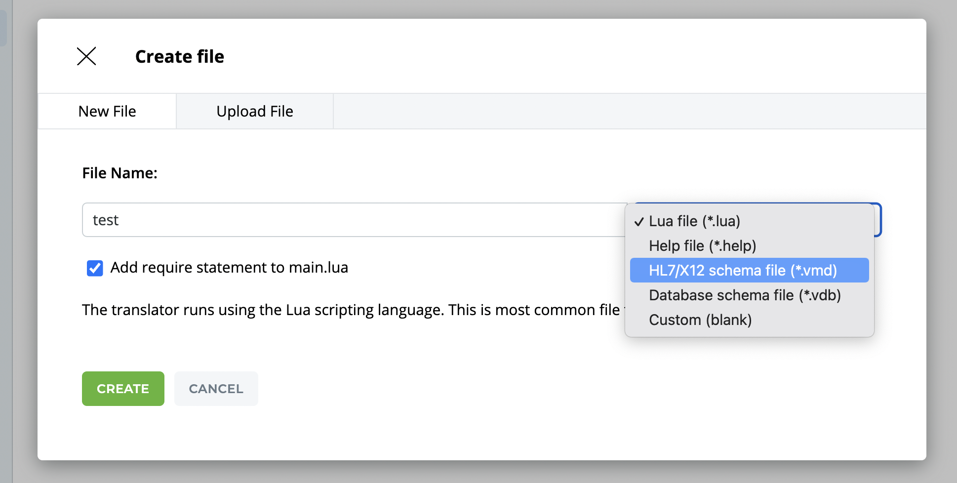 Creating a VMD | Iguana X Documentation