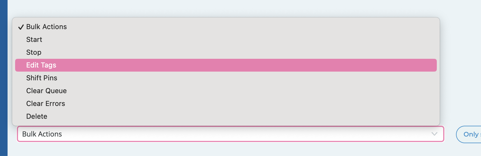 Bulk Editing of Tags | Iguana X Documentation