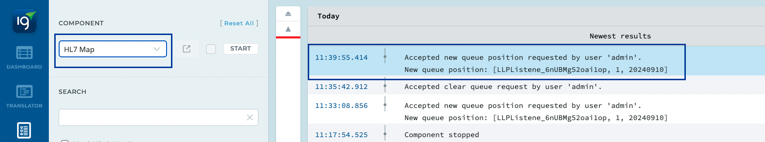From the Log Details | Iguana X Documentation